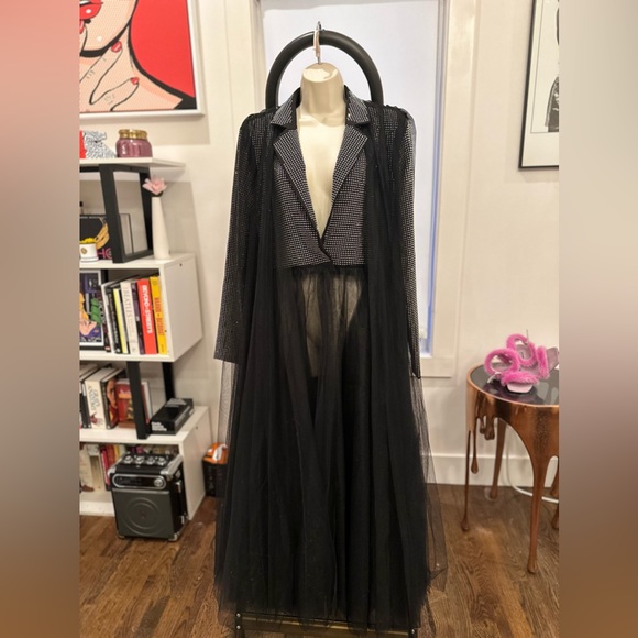 AKIRA | Jackets & Coats | Akira Club Another Club Rhinestone Tulle ...